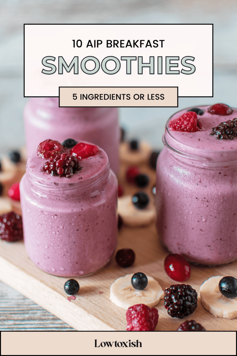 10 Amazing AIP Breakfast Smoothies to Try Using AIP Safe Protein Powders